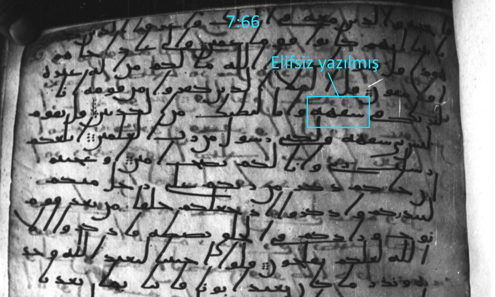 Elif-Lam-Mim-Sad Hurufu Mukatta grubu: Uthmani Mushaf’ı 7:66 ayetindeki ...